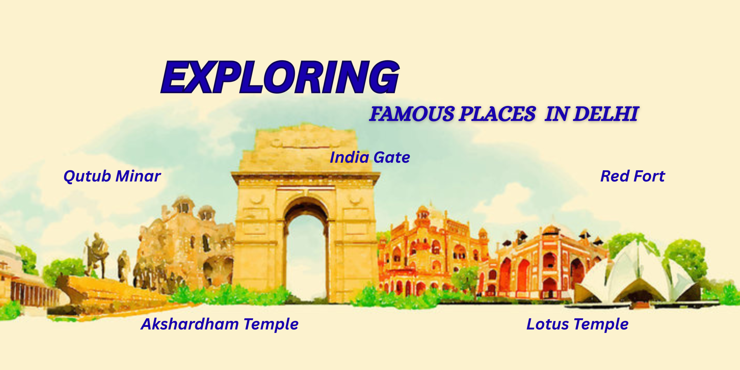 Famous places in delhi